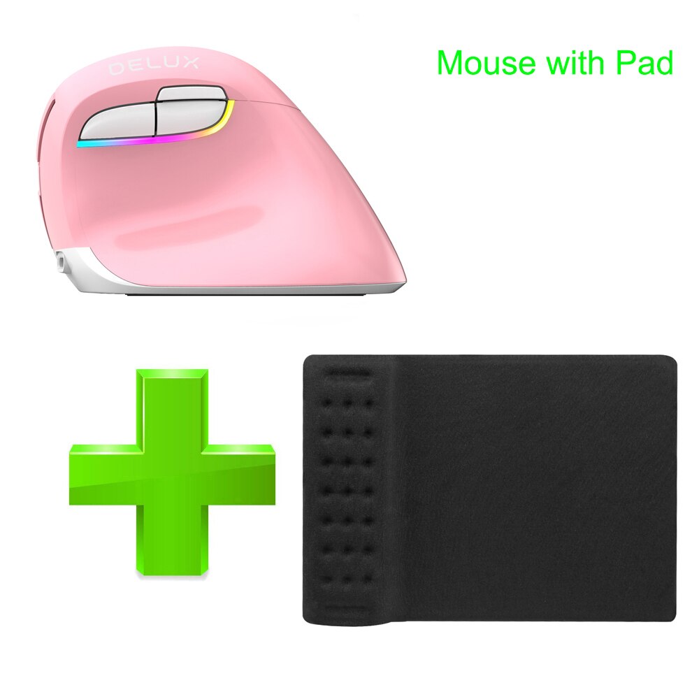 Delux M618 Mini Bluetooth 2.4G Dual-Mode Verticale... – Grandado