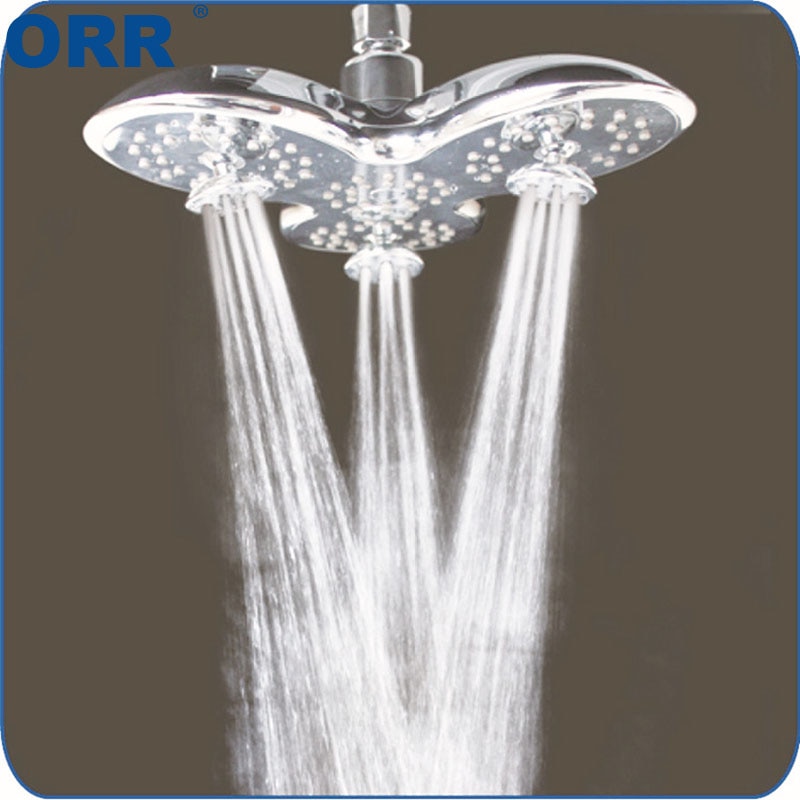 Shower Head Bathroom Rainfall Faucet Fan Style Ove... – Vicedeal