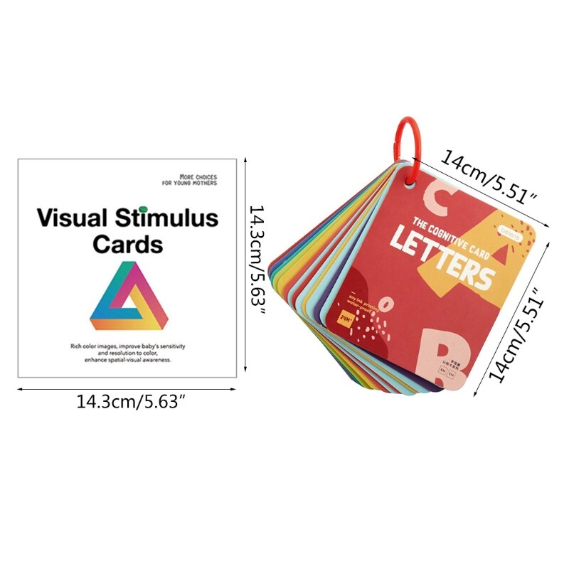 Black White Colorful Visual Stimulation Learning A... – Vicedeal