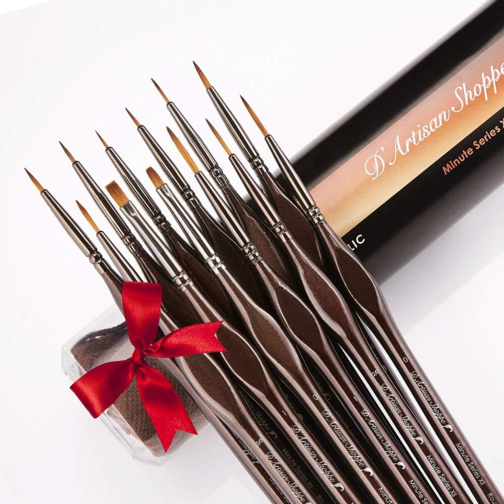 12 Gold Nylon Capillary Drawing Pens With Triangul... – Vicedeal