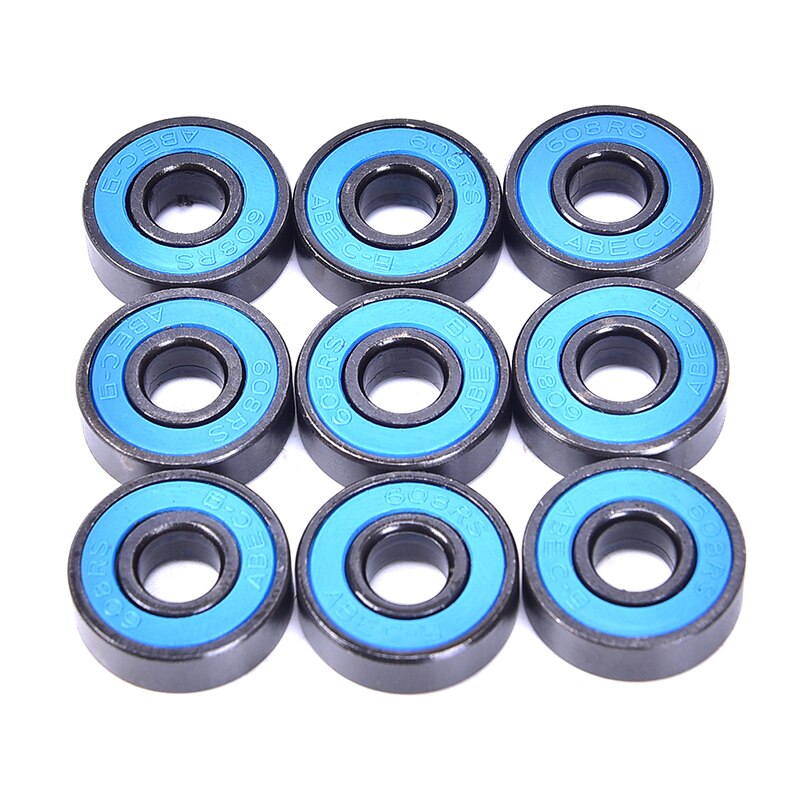 10Pcs/set 608 2RS Bearings Deep Groove Steel Seale... – Grandado