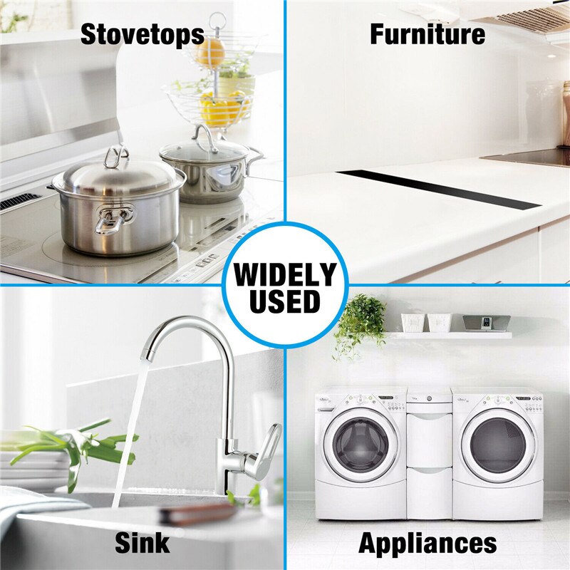 2PCS Kitchen Silicone Stove Counter Gap Filler Cov... – Vicedeal