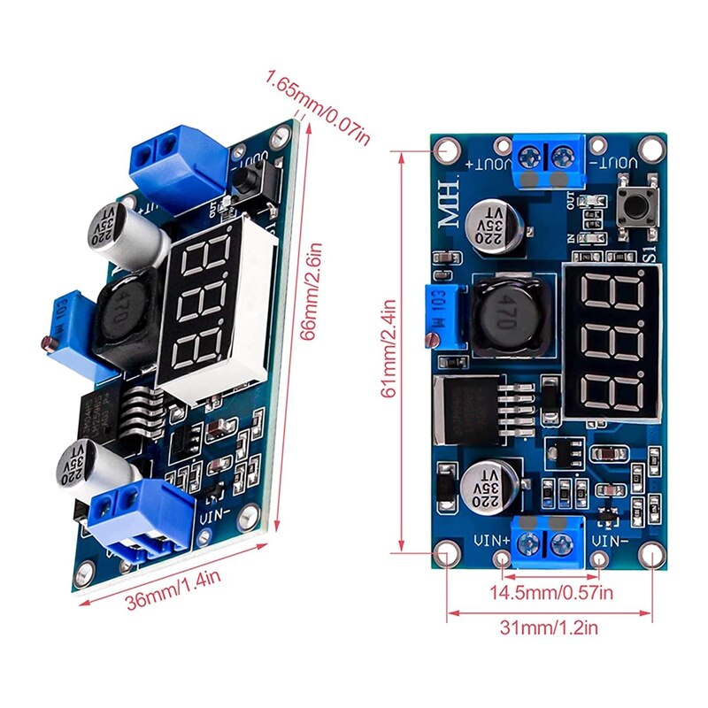 5Pcs LM2596S DC-DC Buck Converter Step Down Module... – Grandado