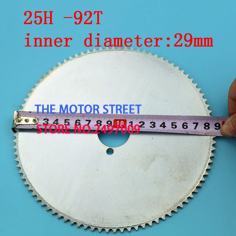 25h 92t 29mm roda dentada de corrente scooter elét... – Grandado
