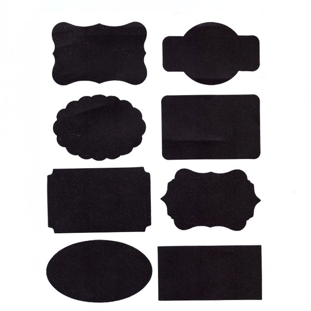 32pcs Mason bottle labels 4 shapes Waterproof Chal... – Grandado