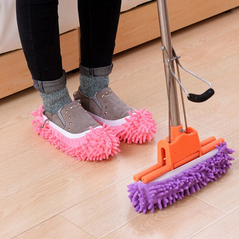 5 Pc Dust Mop Slipper Lazy Afstoffen Cleaning Foot... – Grandado