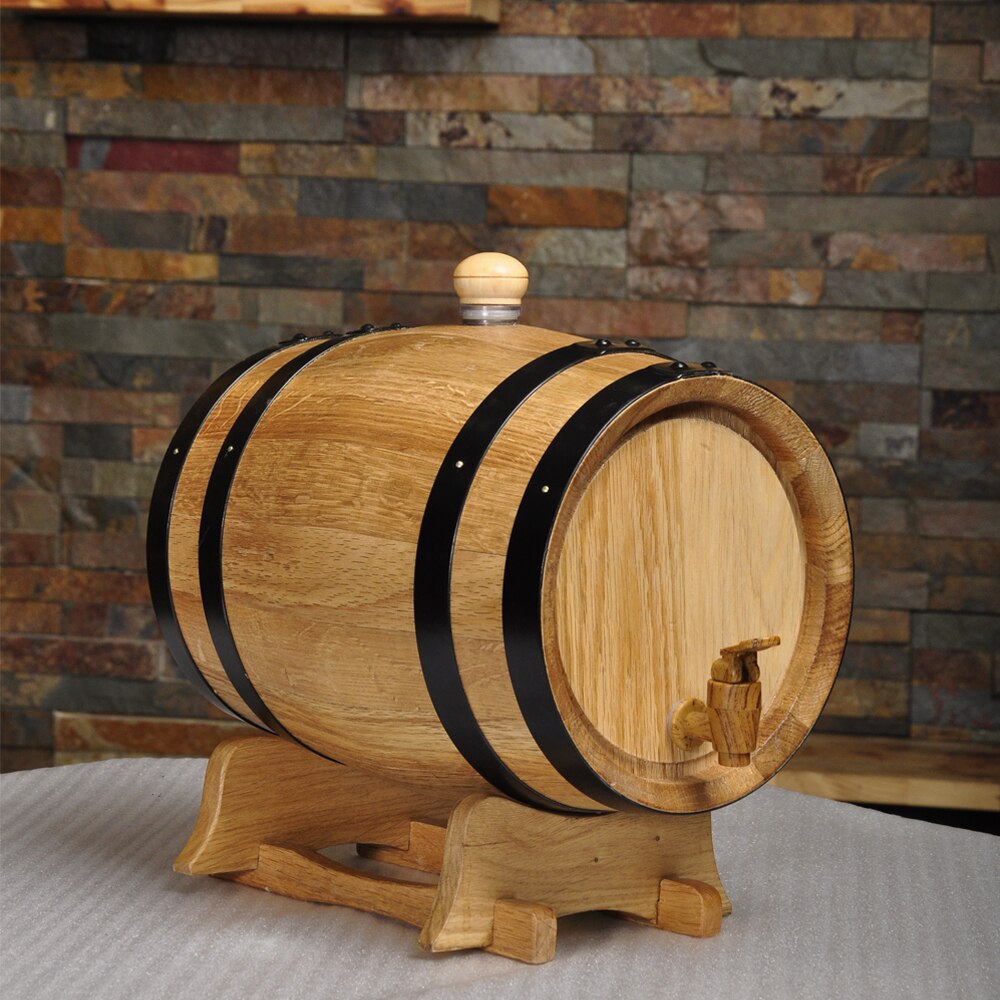 3L Oak Wood Wine Barrel For Home Aging – Vicedeal