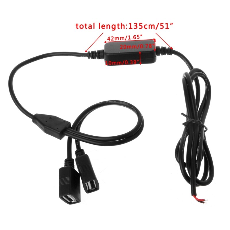 Car Charger Dual USB Female Plug 12V to 5V 3A DC t... – Vicedeal
