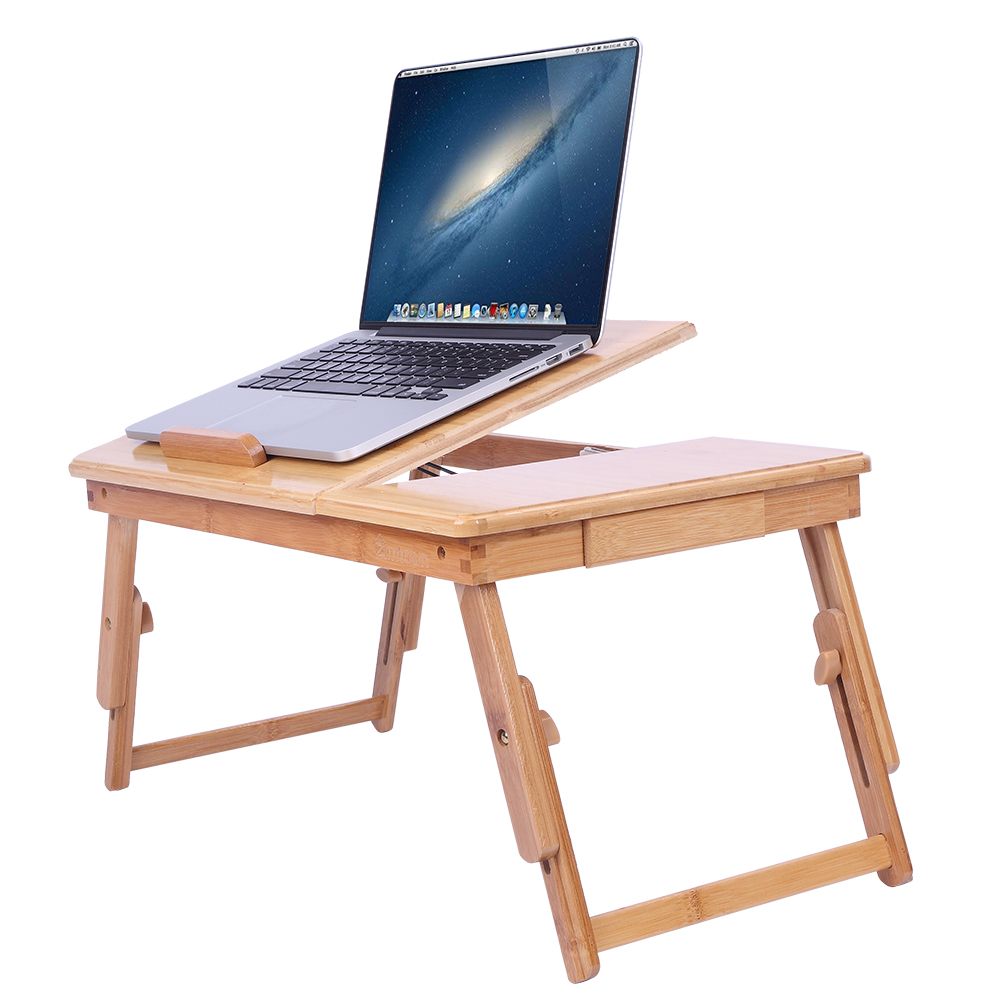 Adjustable Bamboo Computer Stand Laptop Desk Noteb... – Grandado