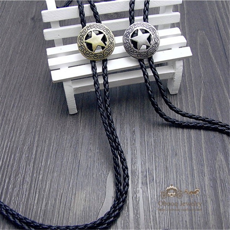 Western Cowboy Star Bolo tie Rodeo Dance Necktie B... – Grandado