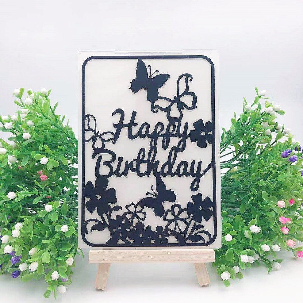 PANFELOU Happy birthday Embossing folders Plastic ... – Grandado