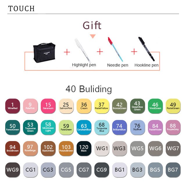 Art Markers Sets Markers Voor Tekenen Schilderen S... – Vicedeal