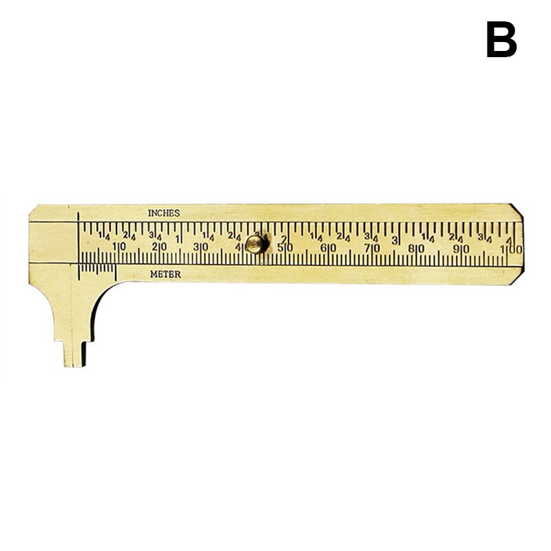Mini Brass Scale 80/100mm Sliding Gauge Vernier Ca... – Vicedeal