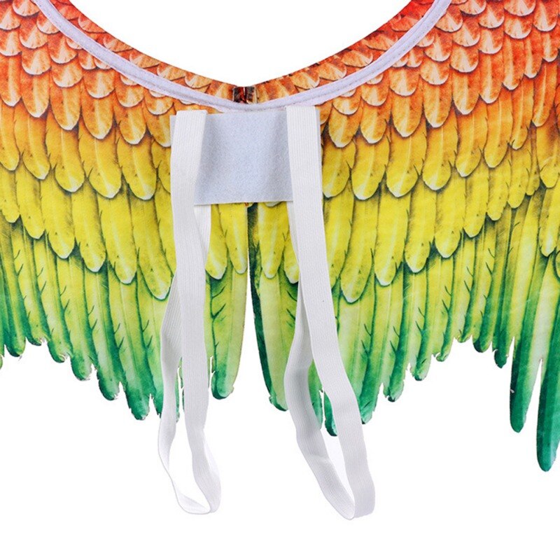 Rainbow Angel Feather Wings Halloween Multi Colour... – Vicedeal