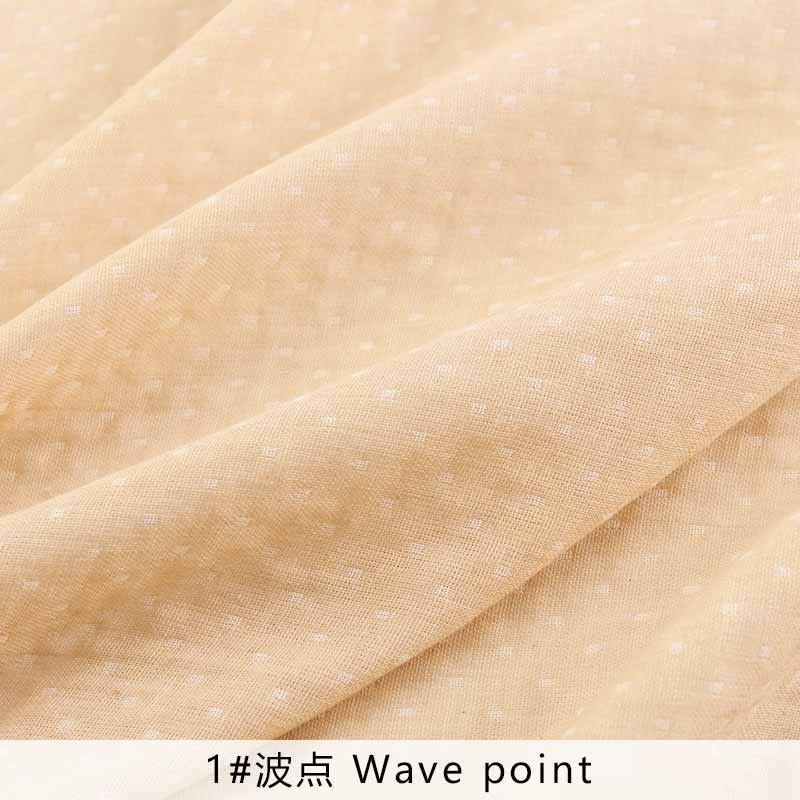Beige Natural Color Double Gauze Fabric Eco-Friend... – Grandado
