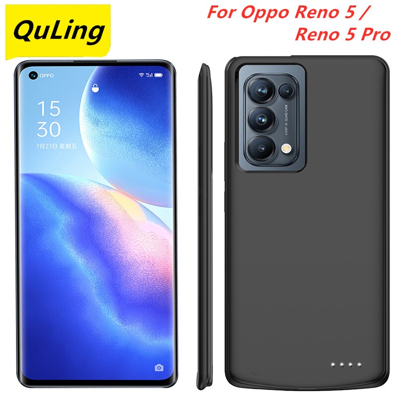 Quling 6800 Mah Voor Oppo Reno 5 5 Pro Batterij Ca... – Grandado