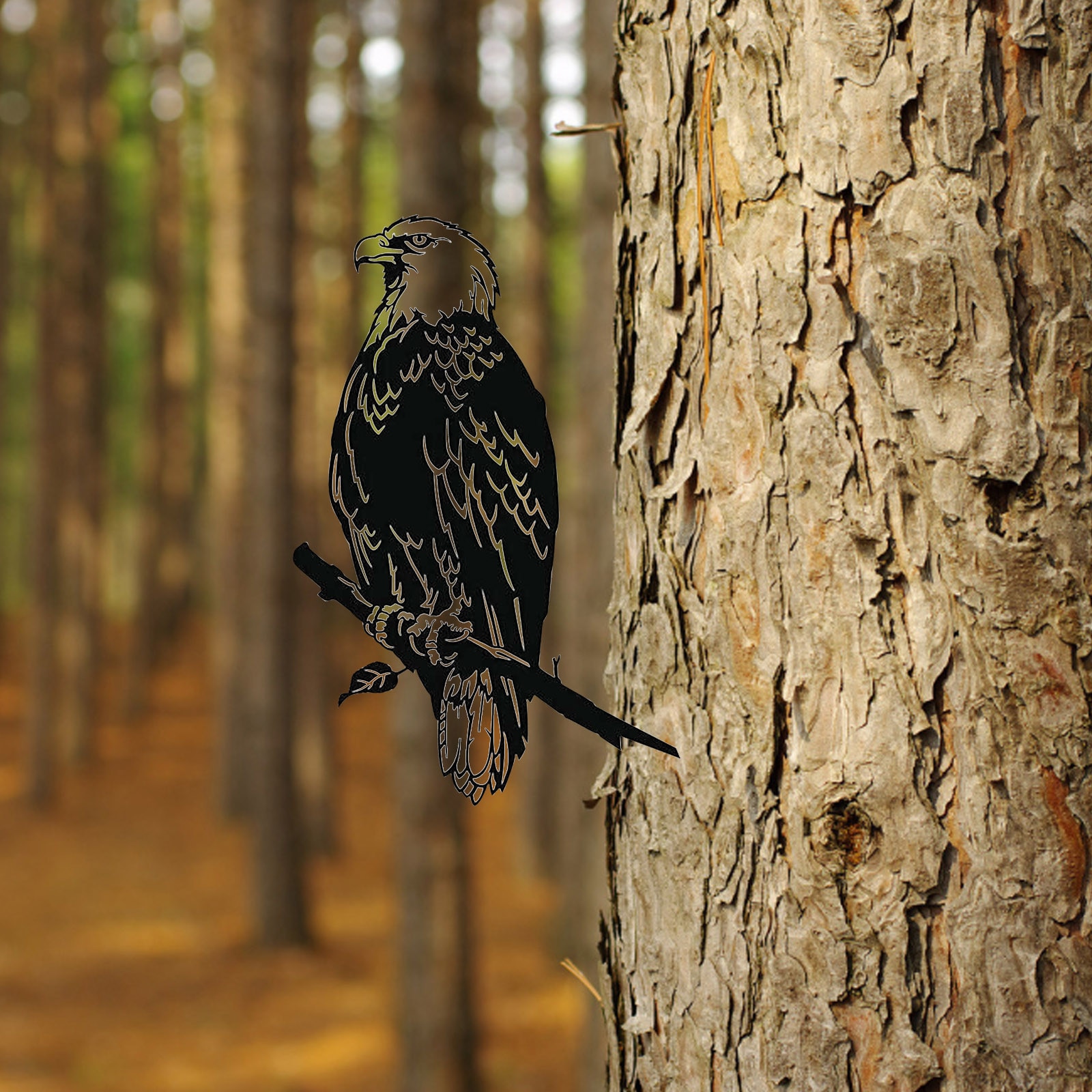 Garden Art Outdoor Garden Backyard Branch Metal An... – Grandado