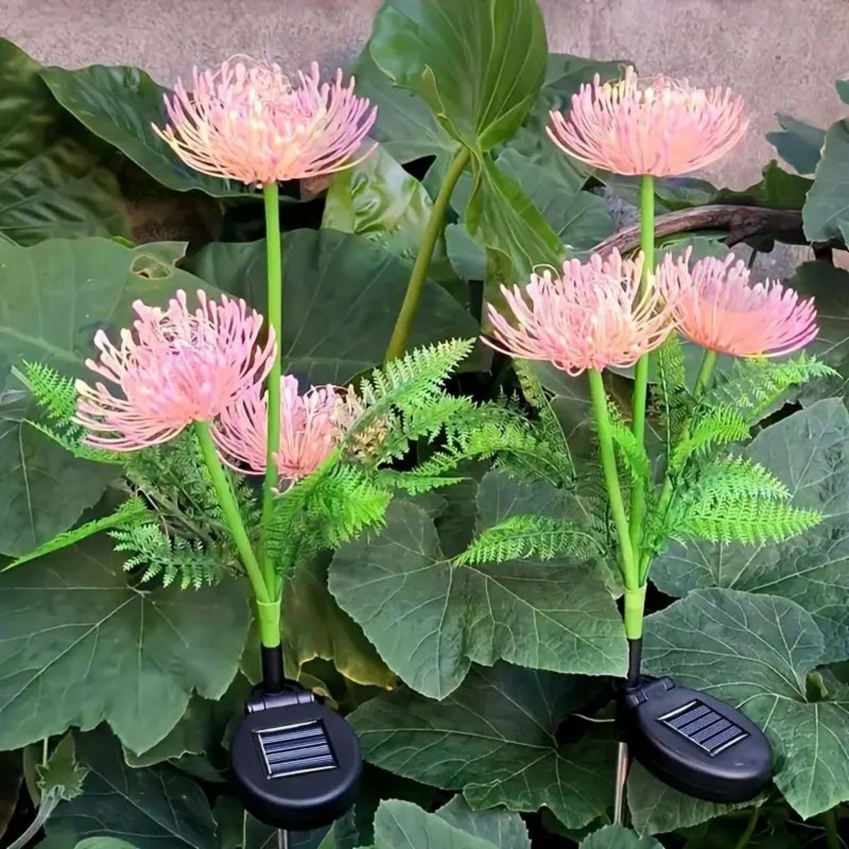 Solar Garden Lights Solar Flowers Lights with Glow... – Grandado