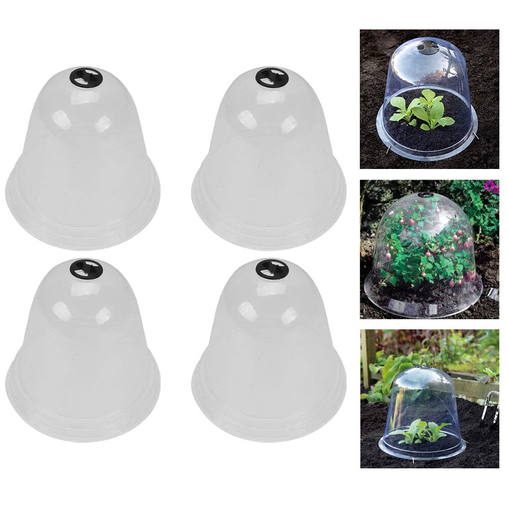 4Pcs Tuin Cloche Dome Plant Bel Plant Covers Voor ... – Grandado