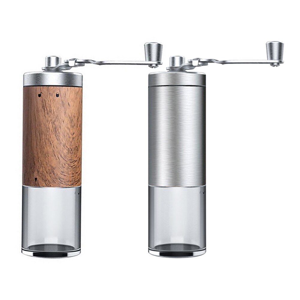 Silver Coffee Grinder Mini Stainless Steel Hand Ma... – Vicedeal