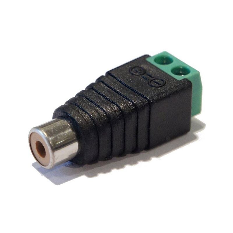 20-Pack Phono RCA Male and Female Plug to AV Screw... – Grandado