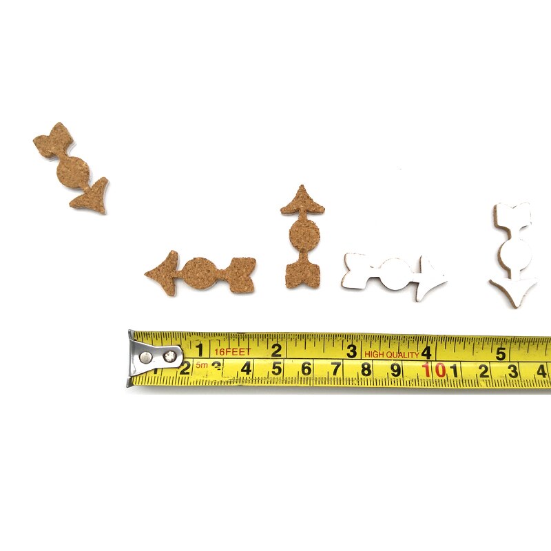 5 teile/satz Kleine Pfeile Scharf Kork Holz Nachricht Bord Phellem Kork ...