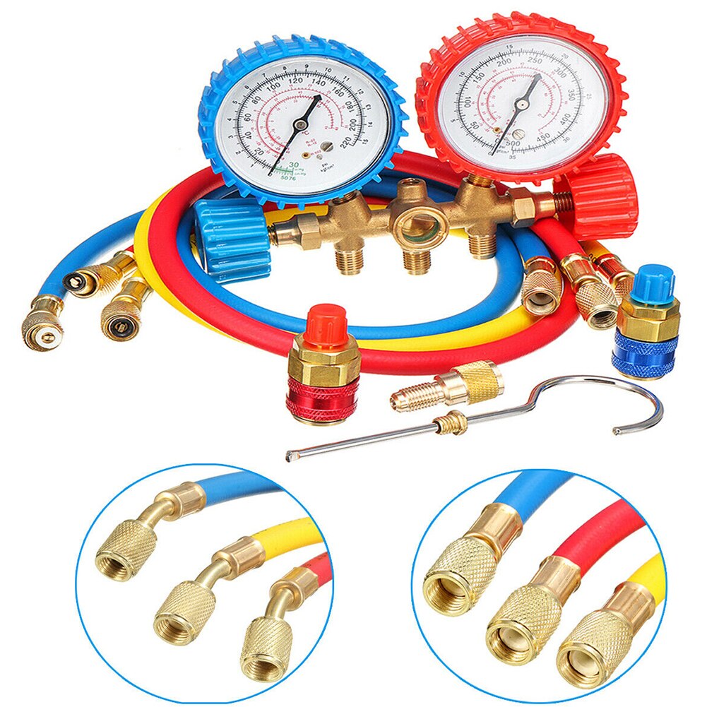 Portable Refrigeration Pressure Gauge Repair Tools... – Vicedeal
