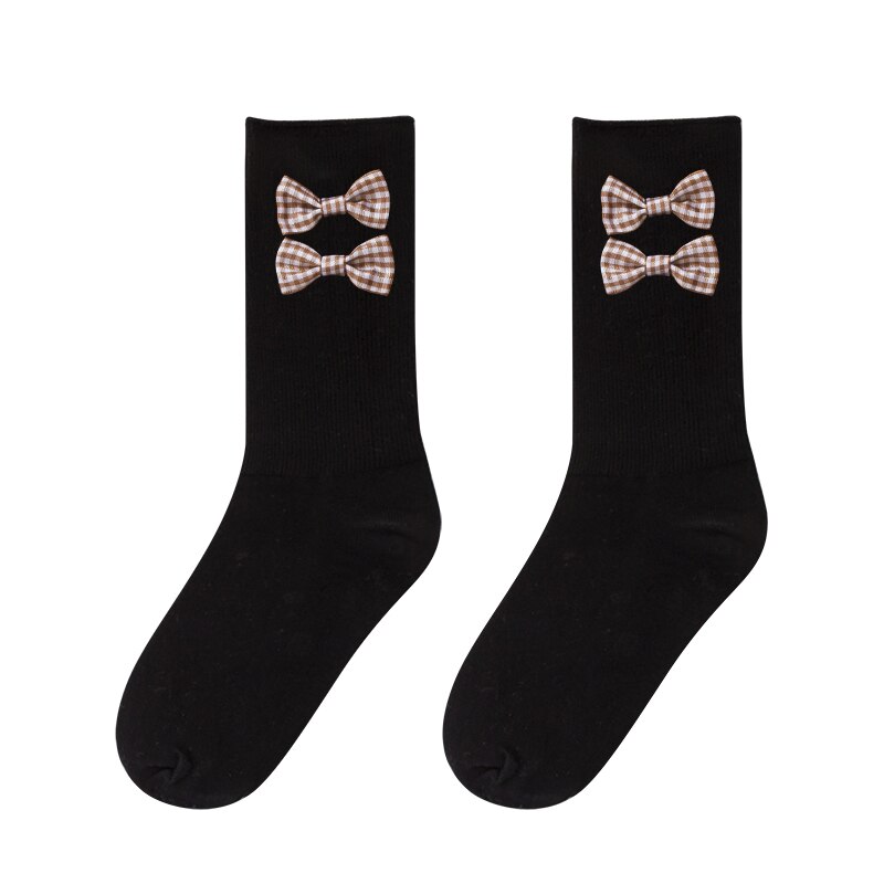 Japanese Candy-Colored Plaid Girl's Bow Cute C... – Grandado