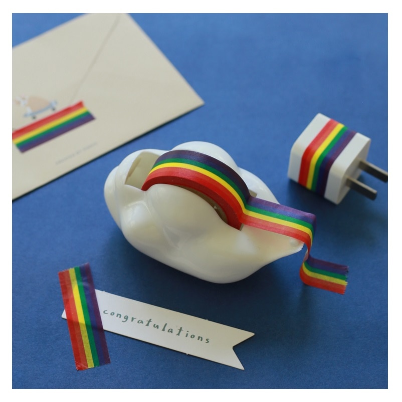 Cloud Rainbow Tape Dispenser Adhesive Tape Plastic... – Grandado