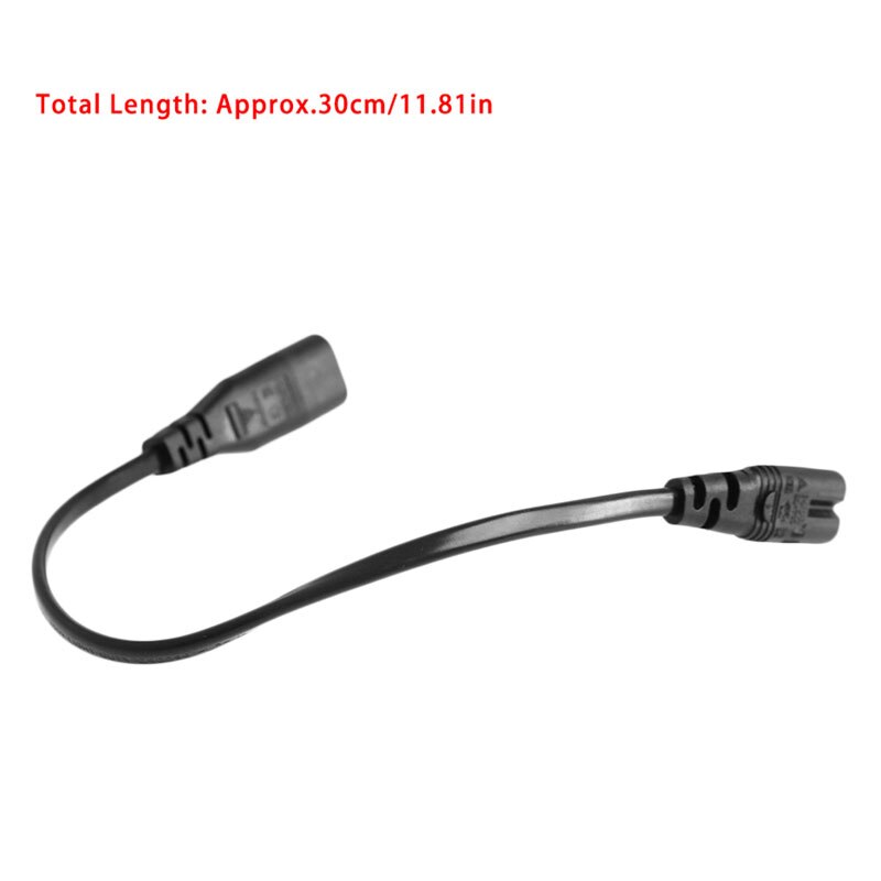 IEC 320 2-Pin C7 Female To C8 Male Figure 8 Power ... – Vicedeal