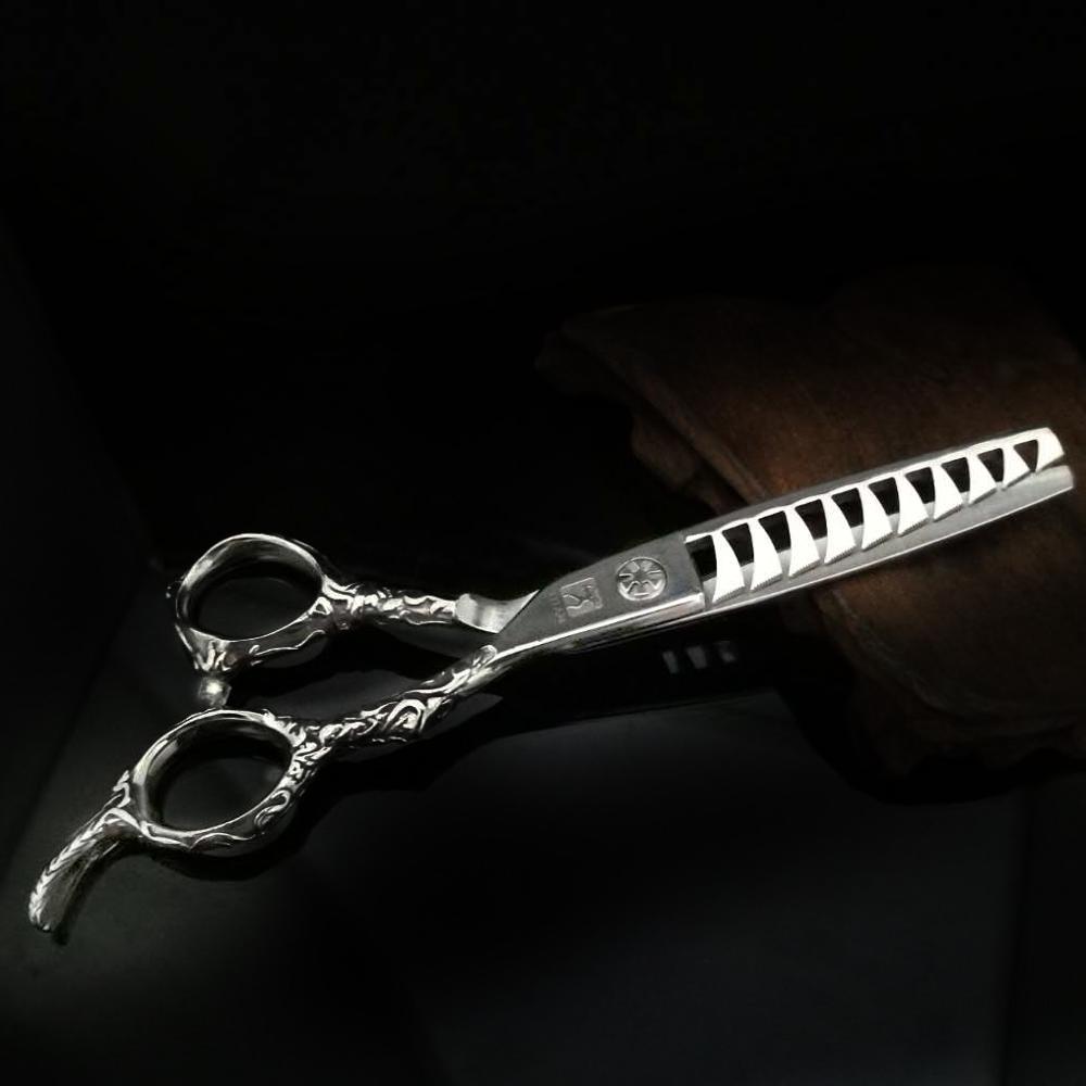 Titan 6 inch hair scissors salon barber thinning s... – Grandado