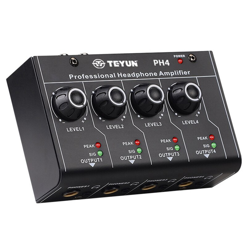 Headphone Amplifier Audio Mixer 4 Channel Headphon... – Grandado