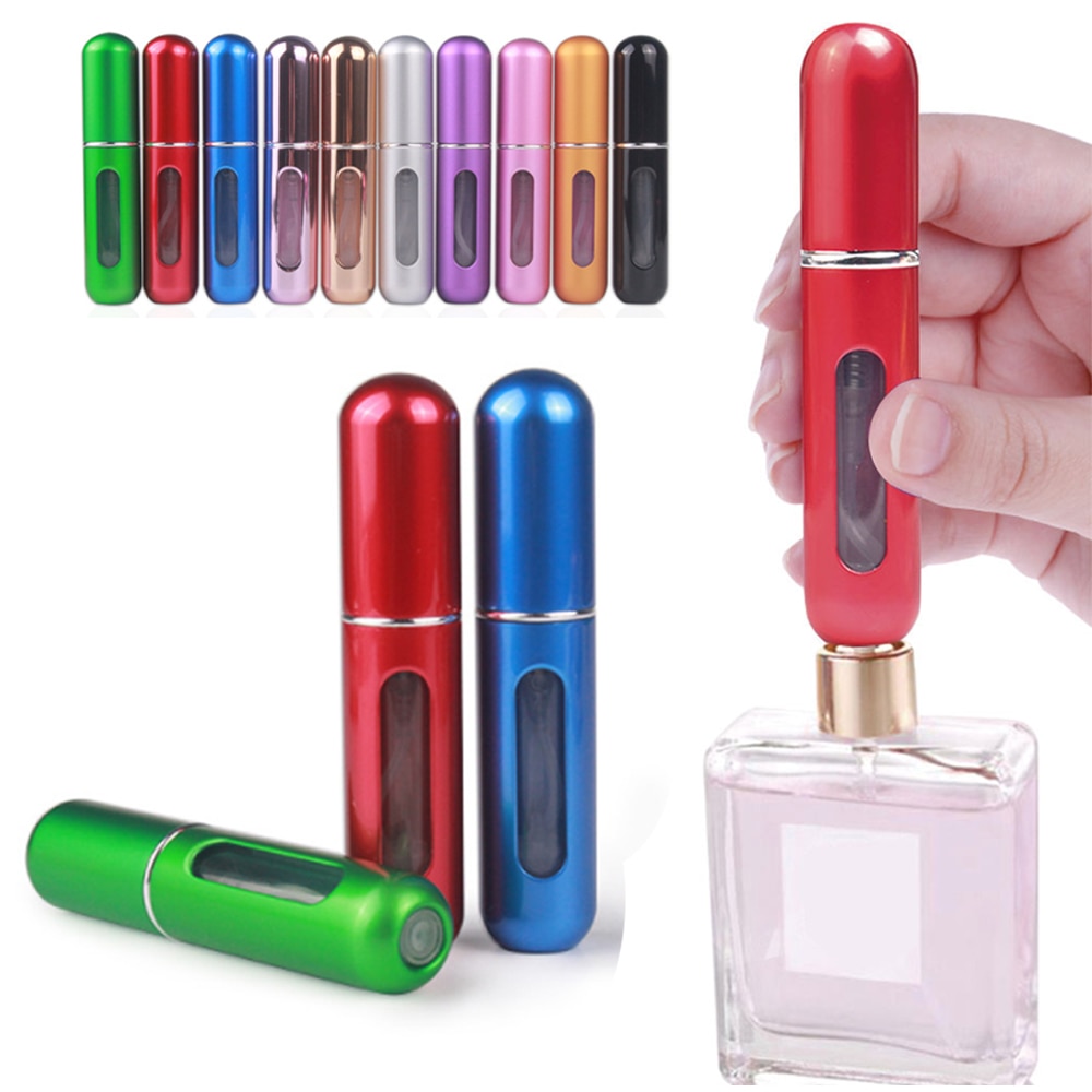 5ml Refillable Mini Perfume Spray Bottle Aluminum ... – Grandado