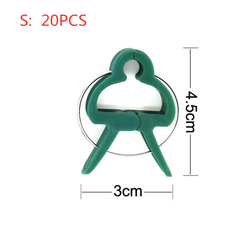 20pcs Reusable Green Garden Plant Fixed Clips for ... – Grandado