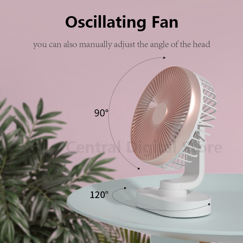 Mini Fan Portable Home Desktop Noiseless Strong Wi... – Grandado