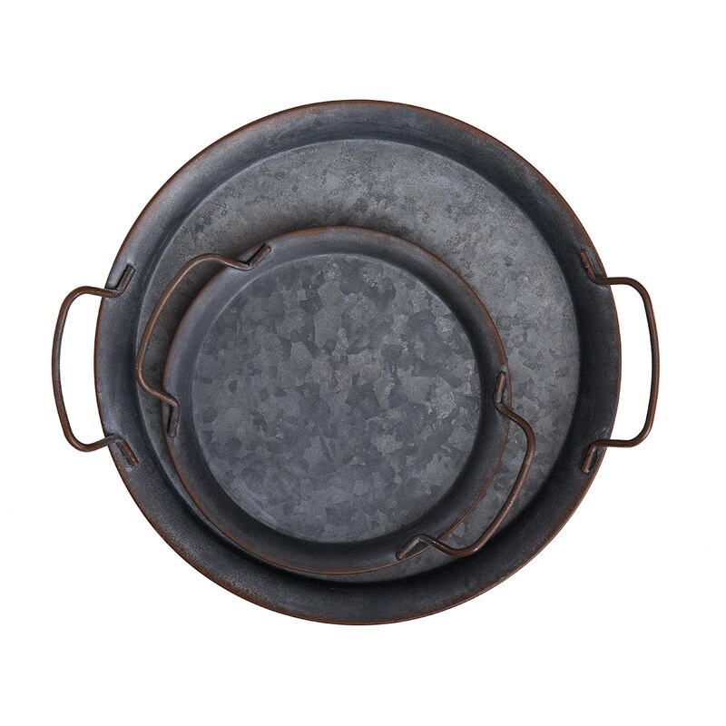 Iron Bread Basket Retro Antique Style Family Metal... – Grandado