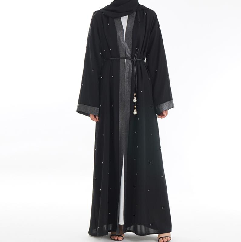 Black Abaya Dubai Kimono Turkey Islam Muslim Hijab... – Vicedeal