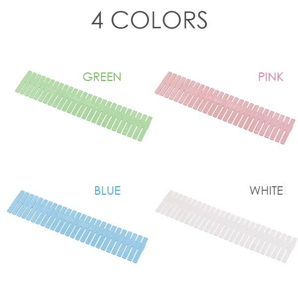 4Pcs DIY PP material Drawer Grid Separator Divider... – Grandado