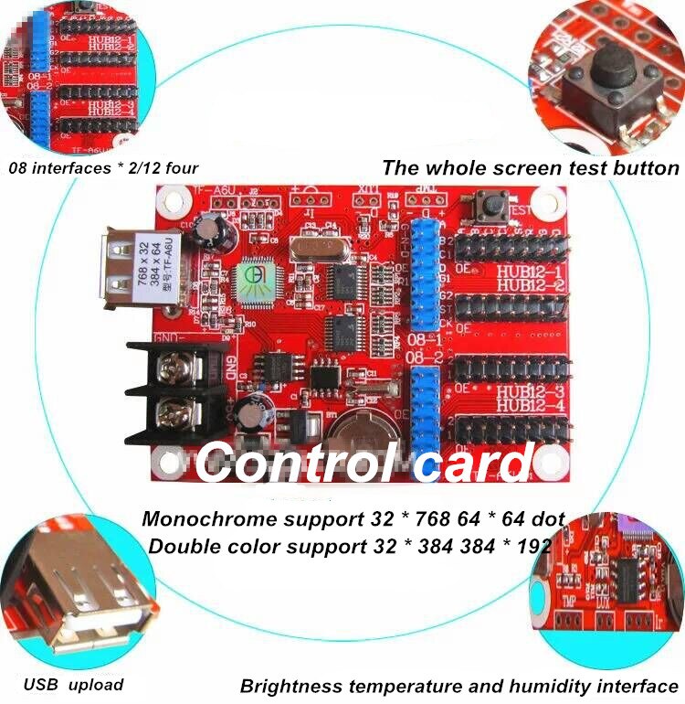 LED display controlekaart volledige Kleur USB inte... – Vicedeal