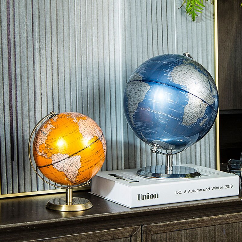 Globe Model Statues Modern World Map Geography Edu... – Grandado