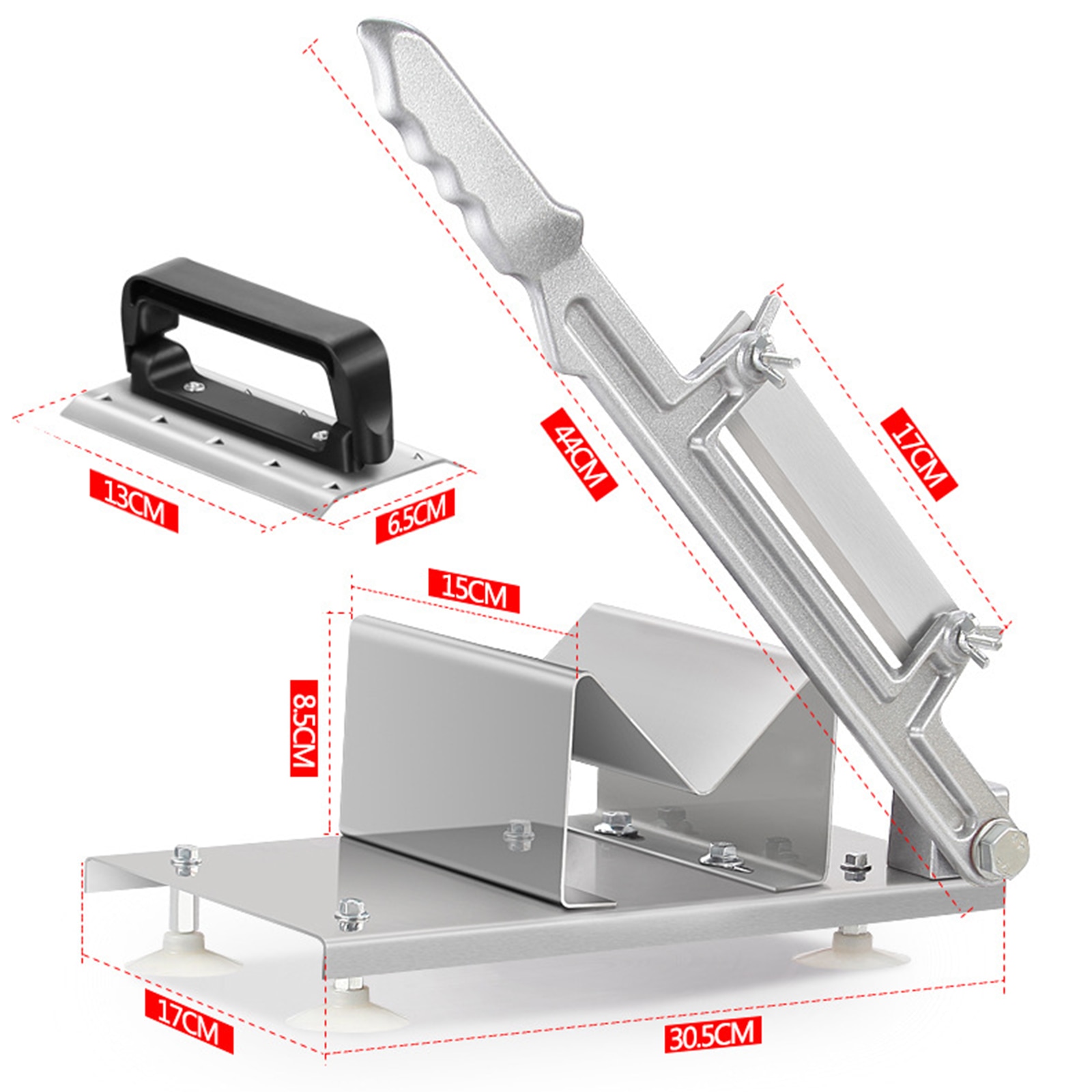 Manual Frozen Meat Slicer Adjustable Bacon Cutting... – Vicedeal