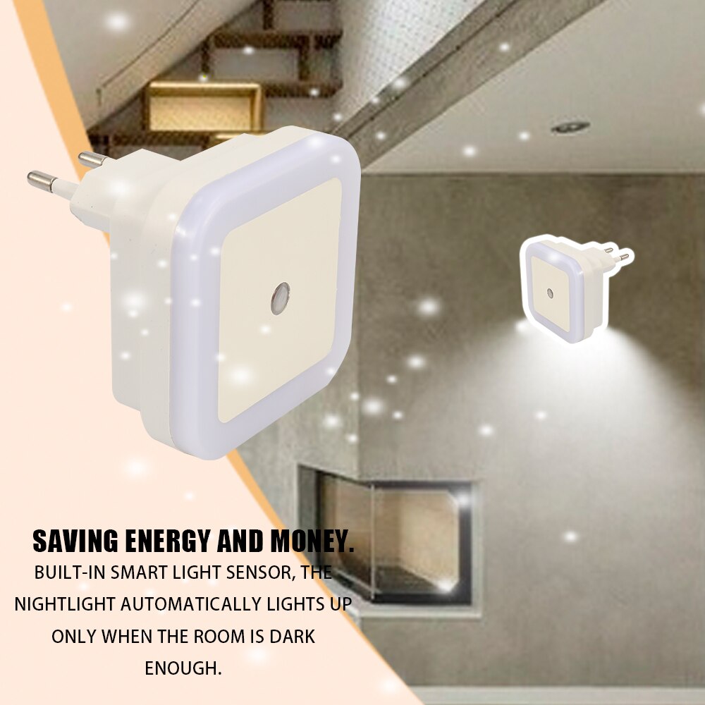 Smart Intelligent Plug-in Energy-saving LED Night ... – Grandado