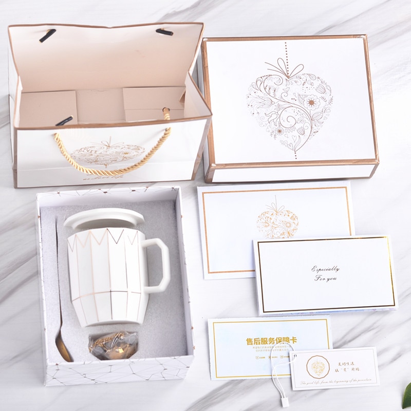 Yolife Ceramic 400ml geometry Mug Reusable Drinkwa... – Vicedeal