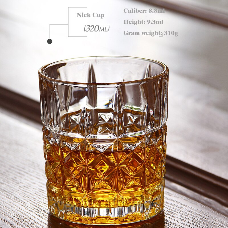 DEOUNY Crystal Whiskey Glasses For Drinking Bourbo... – Grandado