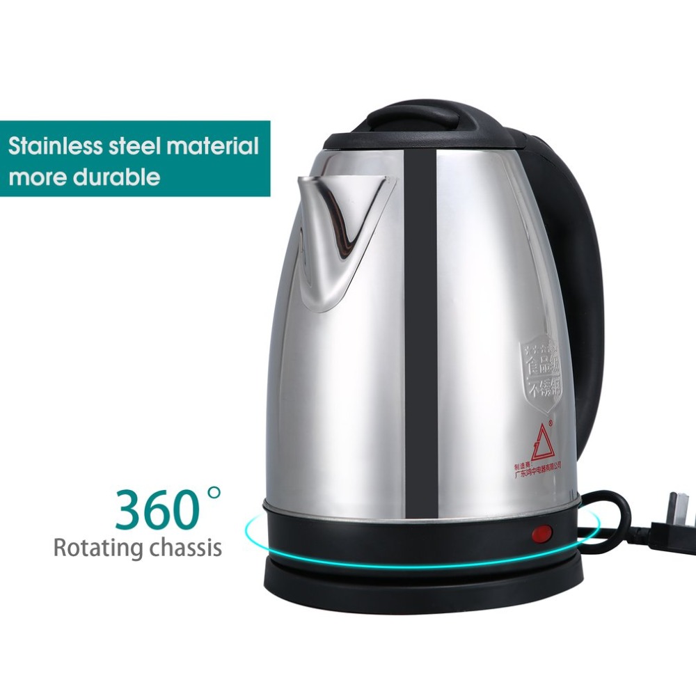 2L 1500W Stainless Steel Energy-efficient Anti-dry... – Grandado