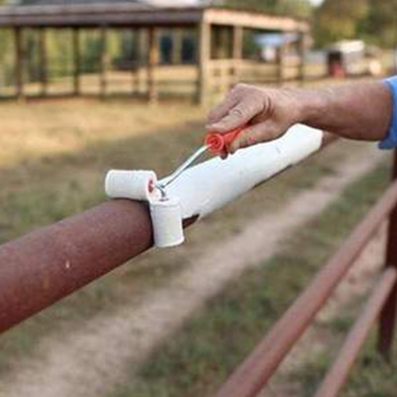 Double Paint Roller Brush For Pipe Fence Cylindric... – Grandado