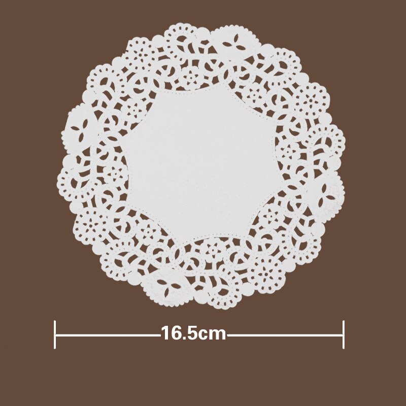 Napperons de Table ronds en papier blanc, 100/4.5/... – Grandado