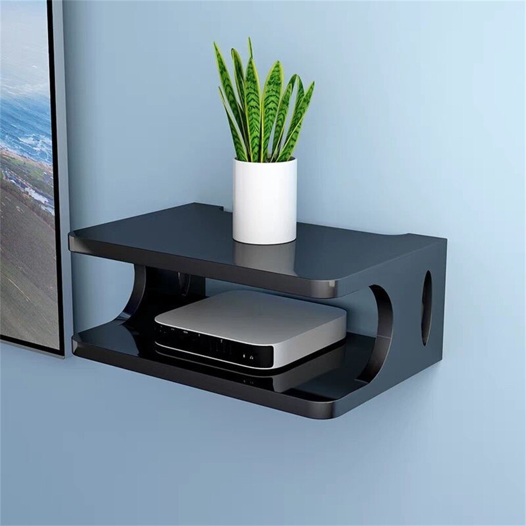 Floating Shelf For TV Components Metal Wall Mounte... – Grandado