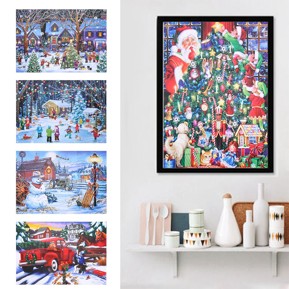 1000 Stuks/set Kerst Puzzel Kinderen Adult Xmas Sn... – Grandado