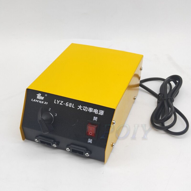 Lyz -68l dc drevet elektrisk skruetrækker 800 + lille strømforsyning genopladeligt elektrisk ...